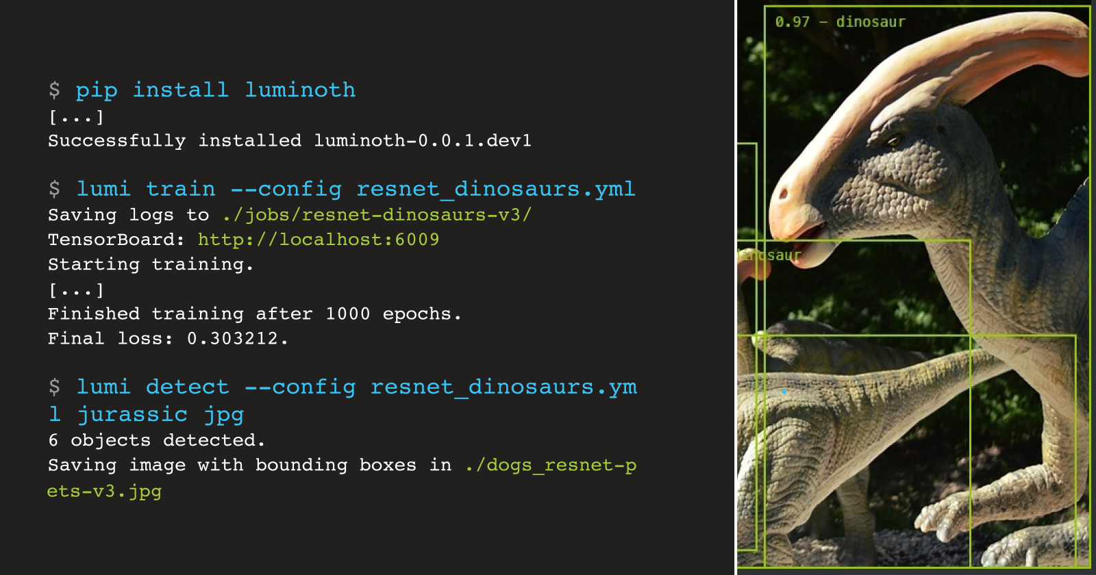 luminoth:计算机视觉深度学习工具集基于 TensorFlow | 磐创AI-开放猫官方网站