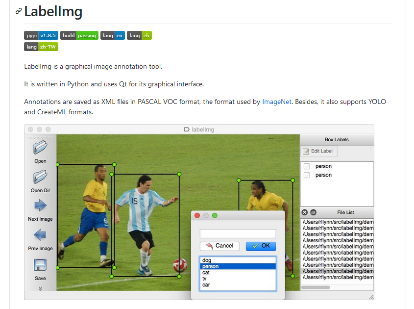 使用LabelImg工具进行注记 | 磐创AI-开放猫官方网站