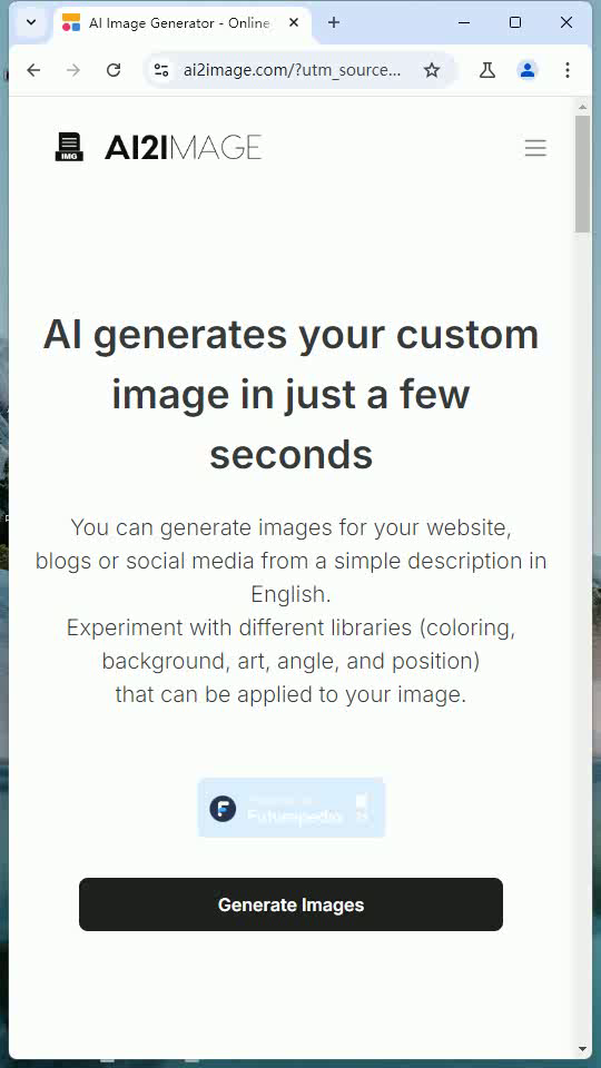 AI2image 文本转视觉，快速定制美图工具。 | 磐创AI-开放猫官方网站