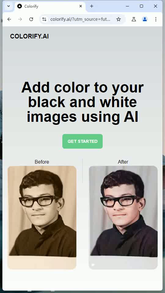Colorify.ai AI赋能，黑白焕彩，旧影重生。 | 磐创AI-开放猫官方网站