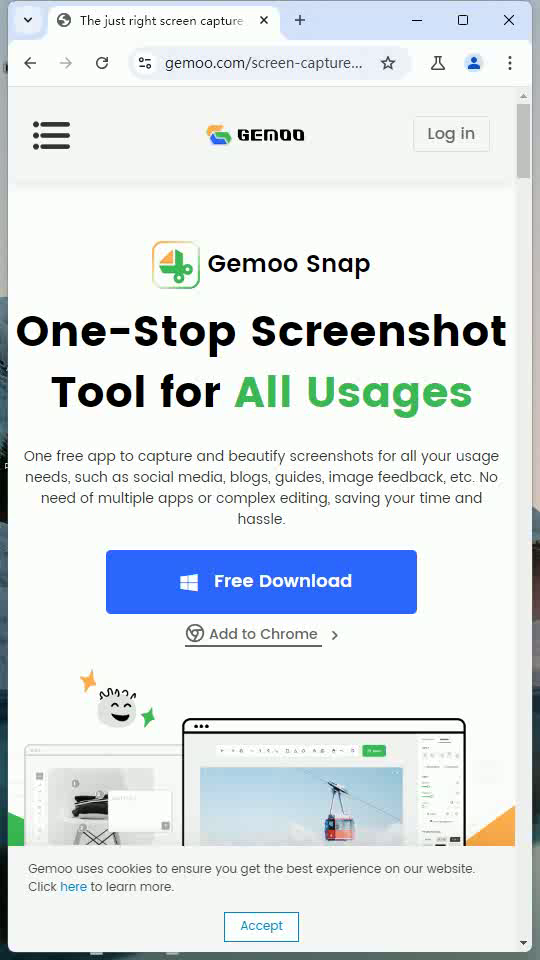 Gemoo Snap 一框全能，截图的艺术大师。 | 磐创AI-开放猫官方网站