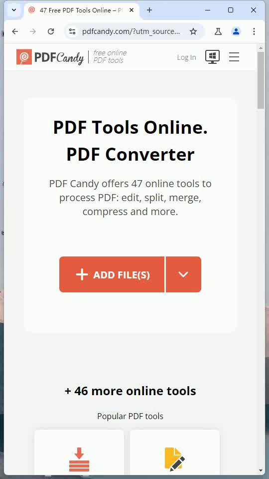 PDF Candy 全能PDF工具，轻松管理每一页。 | 磐创AI-开放猫官方网站