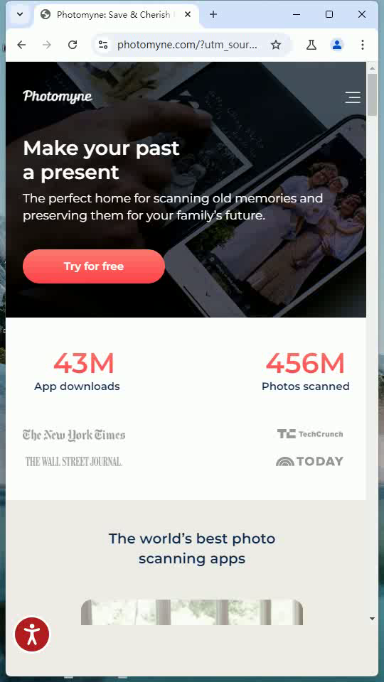 Photomyne AI赋能，一键翻新，记忆永恒。 | 磐创AI-开放猫官方网站