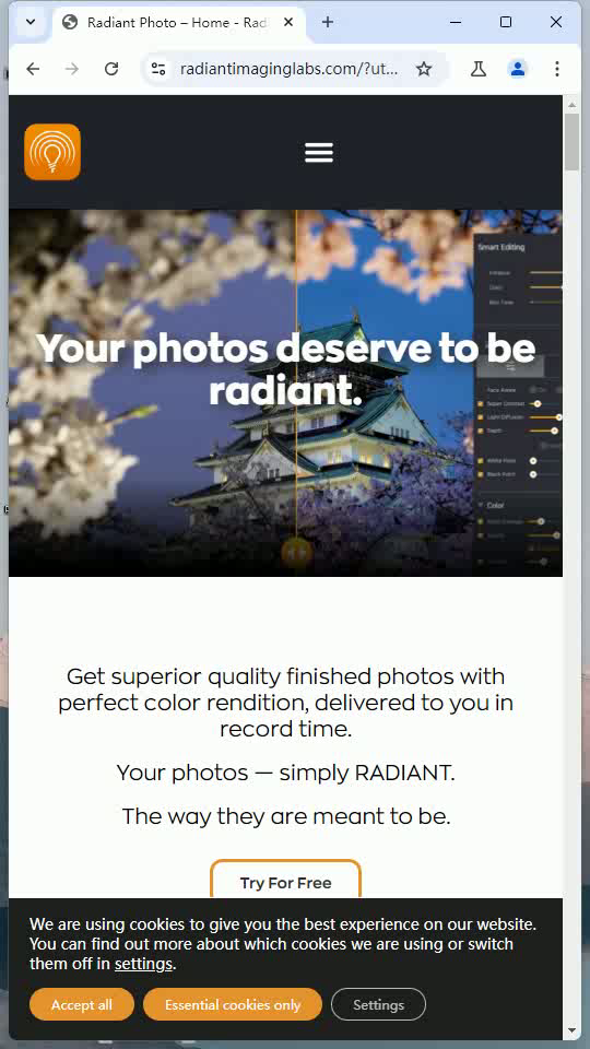 Radiant Photo 智能美颜，细节升华，摄影新境界。 | 磐创AI-开放猫官方网站