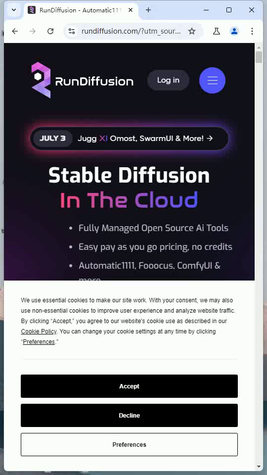RunDiffusion 云端的AI图像创作大师 | 磐创AI-开放猫官方网站
