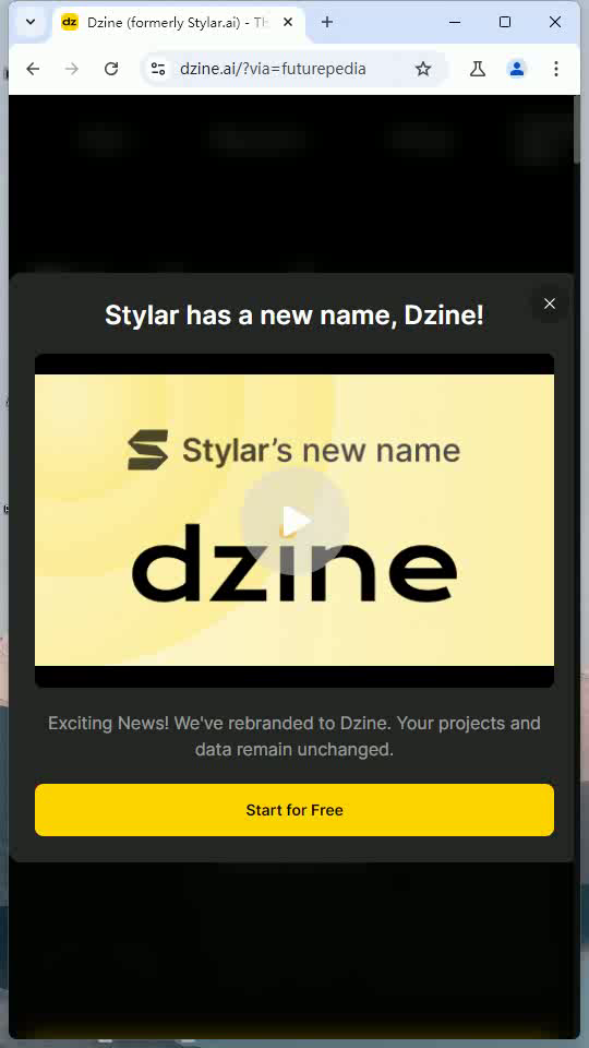 Stylar Stylar是一款AI图像编辑器，颠覆图形设计，提供前所未有的图片控制。面向所有创意人士，其直观界面与设计工具集合让视觉艺术探索 ...